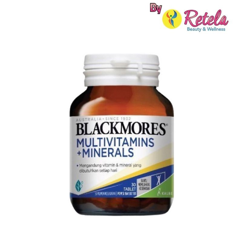 Jual BLACKMORES MULTIVITAMIN+MINERALS 1 BOTOL 30 TABLET | Shopee Indonesia