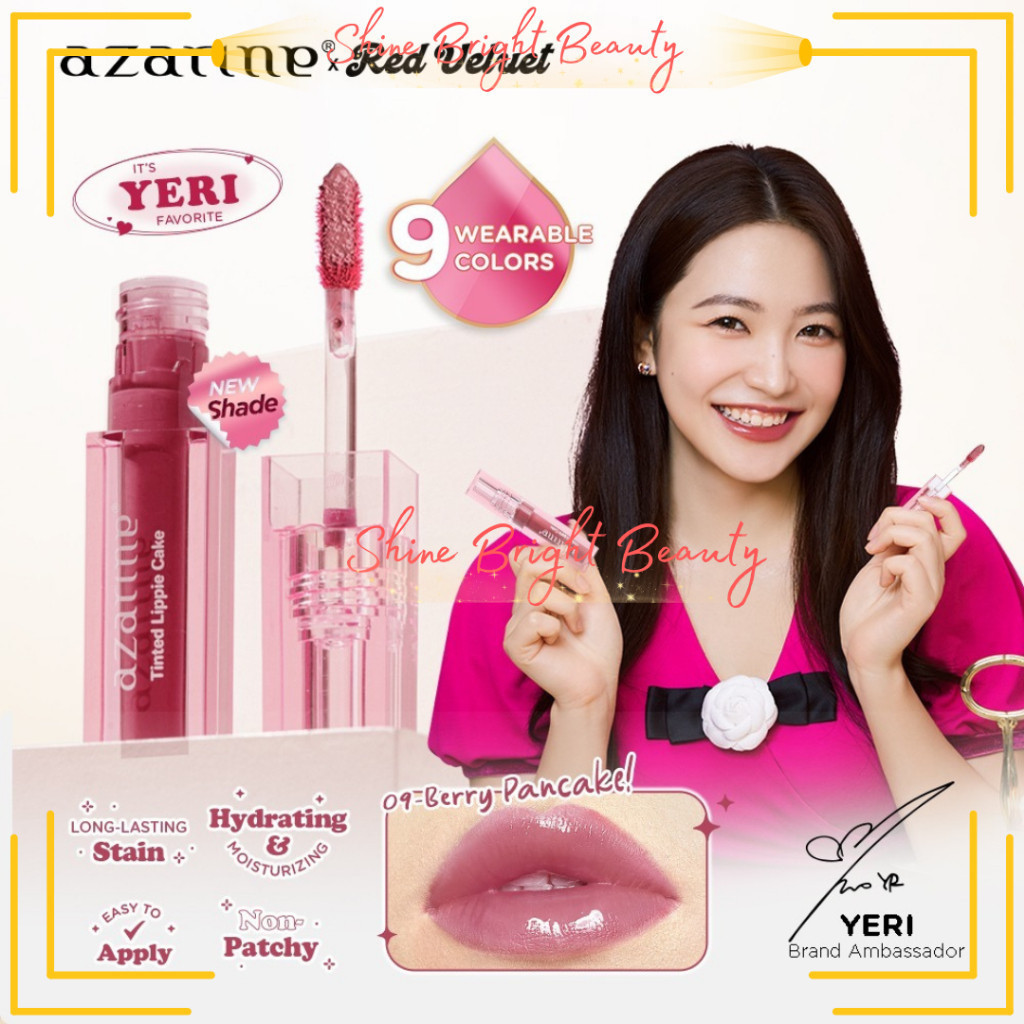 Jual ️ SHINE ️ Azarine x Red Velvet Tint Cake Lip Tint 2.9ml LipTint ...