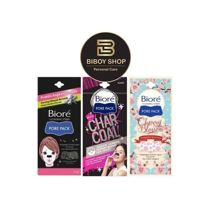 Jual BIORE PORE PACK ISI 4 LEMBAR - CLEANSING STRIPS BIORE PORE PACK ...