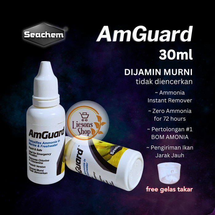 Jual Seachem AMGUARD 30 ml Penghilang Amonia | Shopee Indonesia