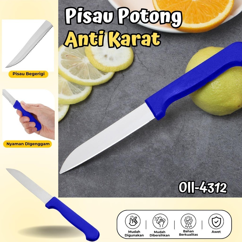 Jual PISAU STAINLESS MINI PISAU BUAH TRAVEL PORTABLE PISAU DAPUR PISAU ...