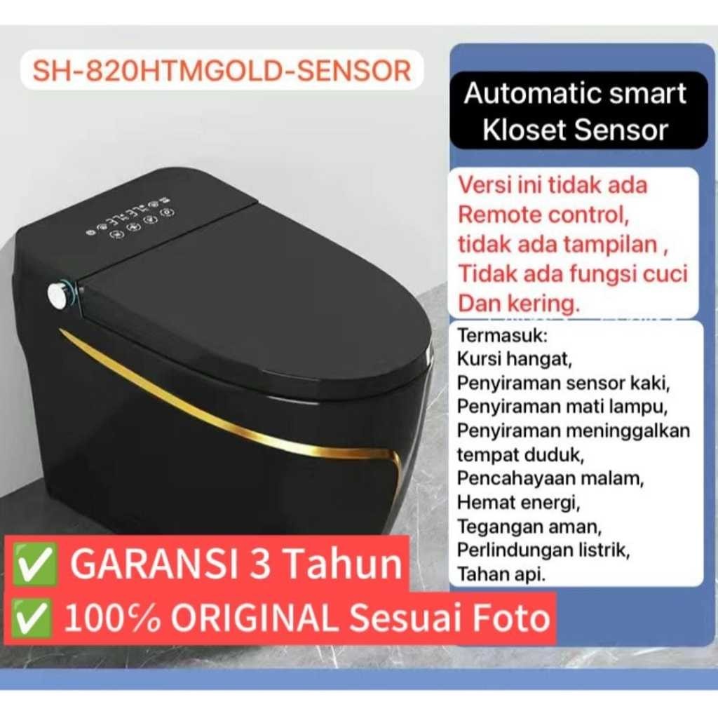 Jual GARANSI 3 TAHUN & READY Kloset 1 Body Automatic Smart Toilet Hitam ...