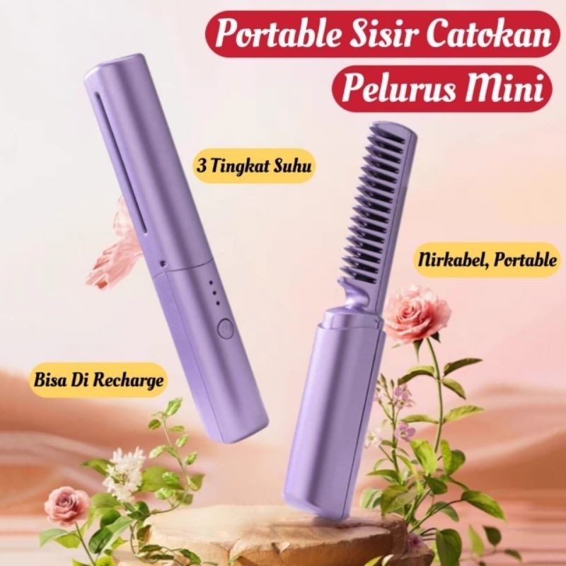 Jual Berkattoserba Catokan Sisir Pelurus Portable Alat Catok Pelurus ...