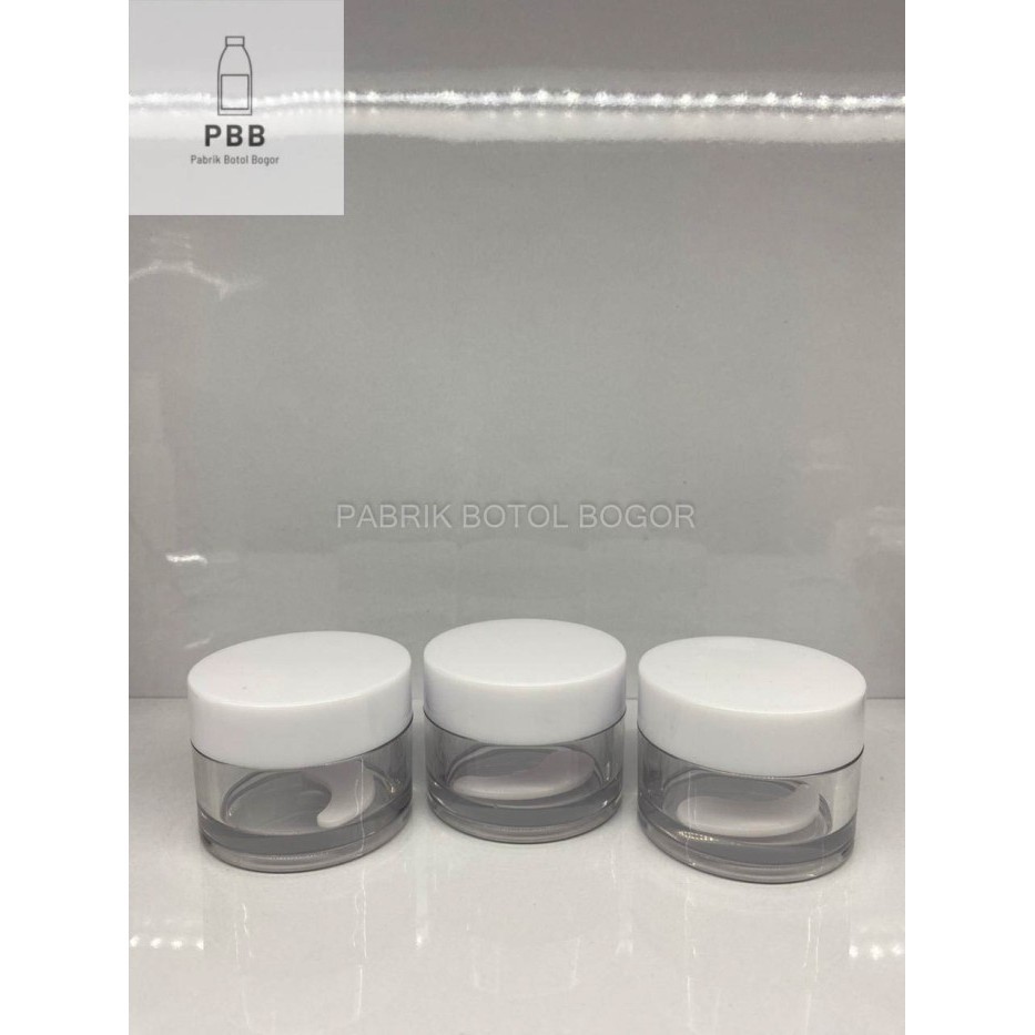 Jual Pot Pp Spatula 30Gr Transparant Cap Putih 30 Gr | Shopee Indonesia