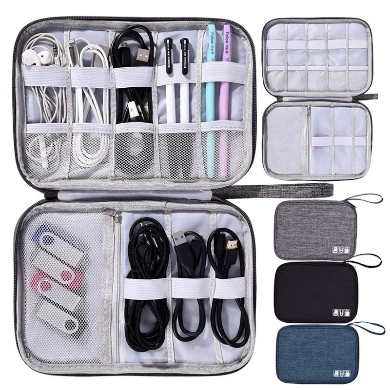 Jual Tas Kabel Usb Charger Organizer Tas Travel Digital Pouch Bag Anti ...