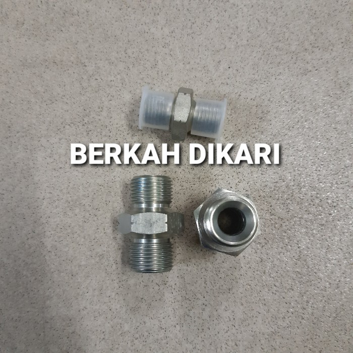Jual Double nepple 1/4" drat BSP | Shopee Indonesia
