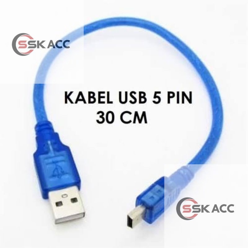 Jual Kabel Usb 5 Pin 30cm / Usb 5pin panjang 30 cm / Mini Usb Cable ...
