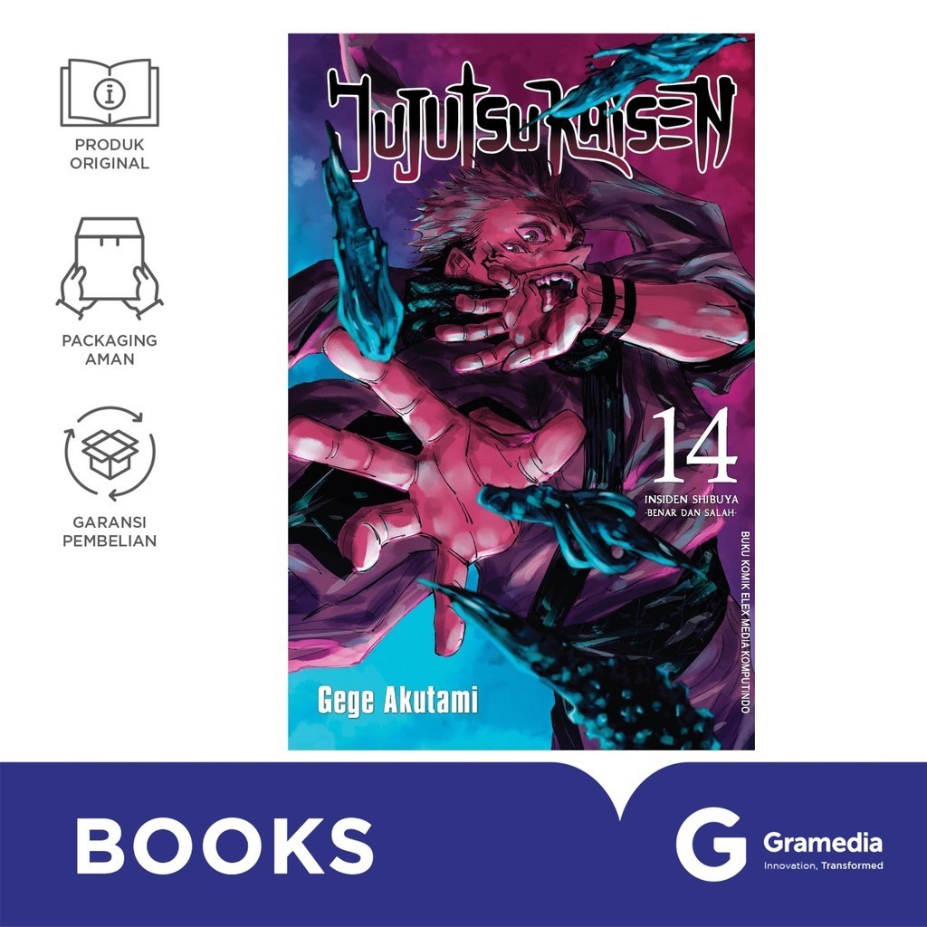 Jual Komik Jujutsu Kaisen 14 (Gege Akutami) | Shopee Indonesia