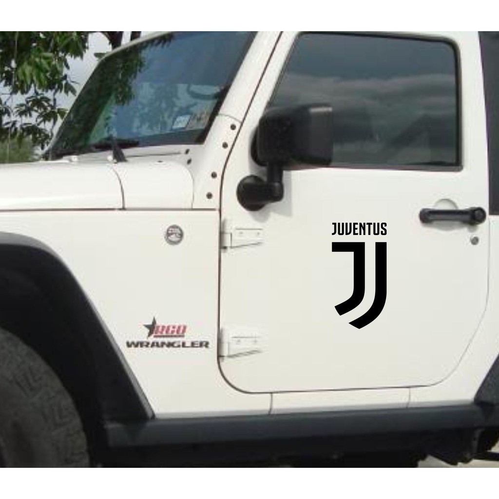 Jual Stiker Mobil Cutting Sticker Mobil Logo Baru Juventus sticker ...