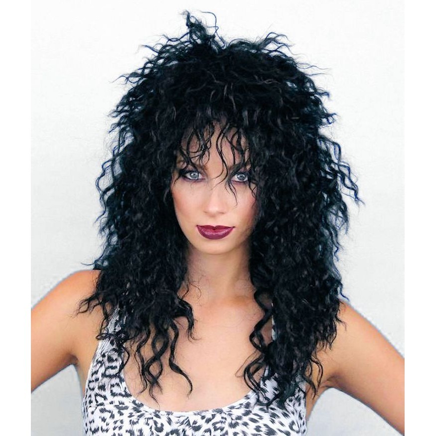 Jual 80S Wig Klasik Sintetis Bintang Rock Antik Wig | Shopee Indonesia