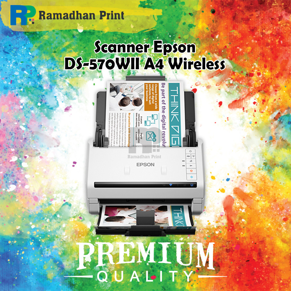 Jual Epson Scanner Dokumen DS-570WII A4, Duplex Scanner A4 Wireless ...