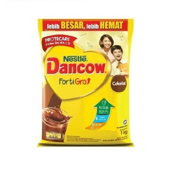 Jual DANCOW ENRICHED COKLAT FORTIGO 1000G | Shopee Indonesia