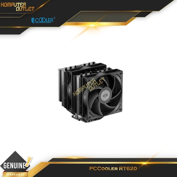 Jual PCCooler RT620 Dual Tower Fan | PC Cooler High Performance Air CPU ...