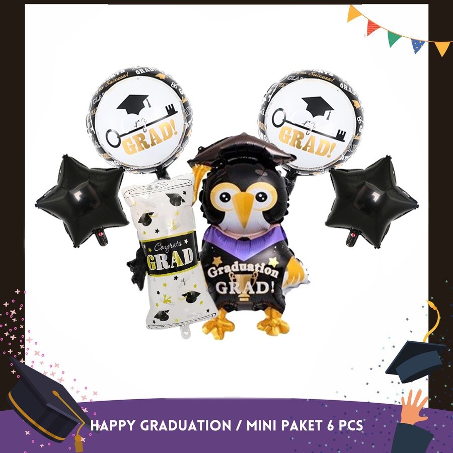 Jual Paket Simpel Happy Graduation / Mini paket 6 pcs | Shopee Indonesia