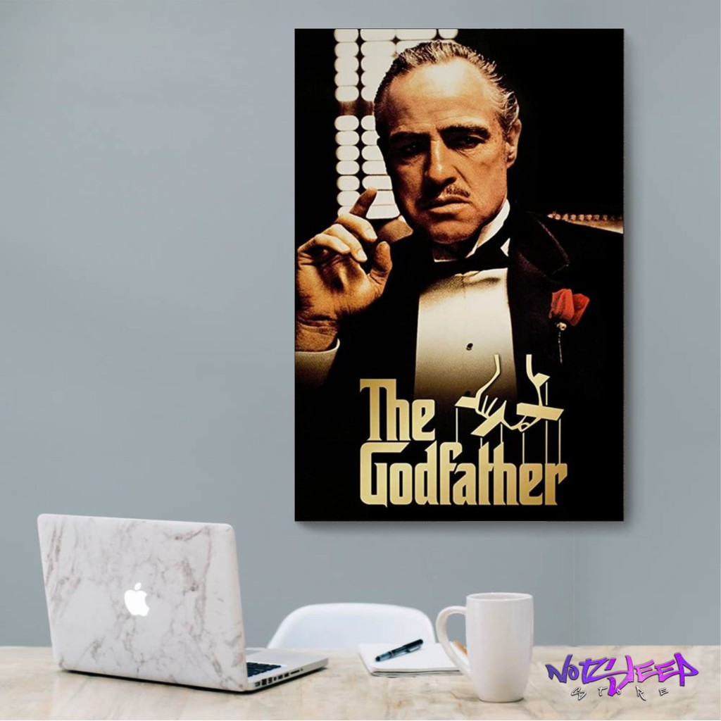 Jual Poster Kayu the god father besar 30x40 Poster Mafia poster vintage ...