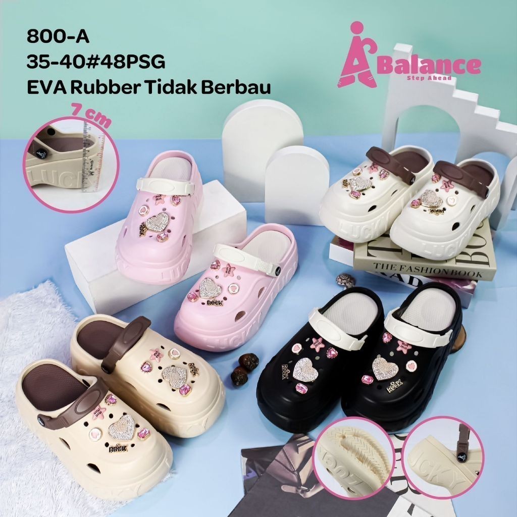 Jual Sandal Baim dengan Jibbitz Wanita / Classic Bae Clog / Sandal ...