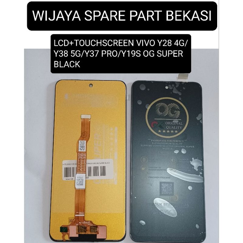 Jual LCD TOUCHSCREEN VIVO Y28 4G/Y38 5G/Y37 PRO/Y19S OG SUPER BLACK ...