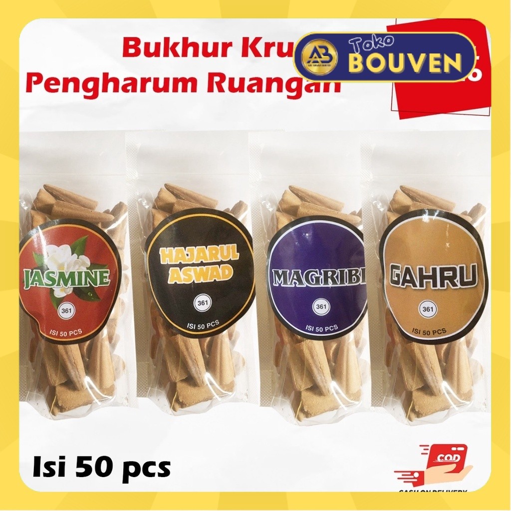 Jual buhur kerucut /dupa kerucut gahru isi 50 pcs (asap atas bawah ...