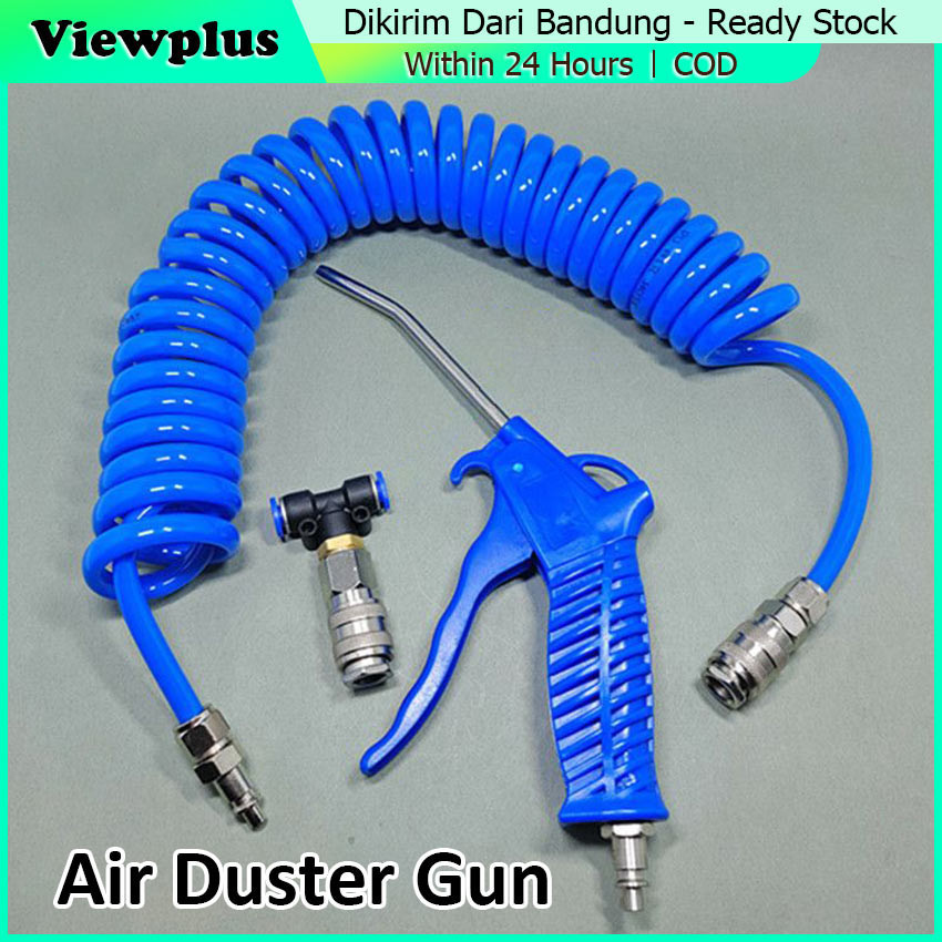 Jual Selang Kompresor Angin Recoil Hose 5 Meter Paket Air Duster Blower ...