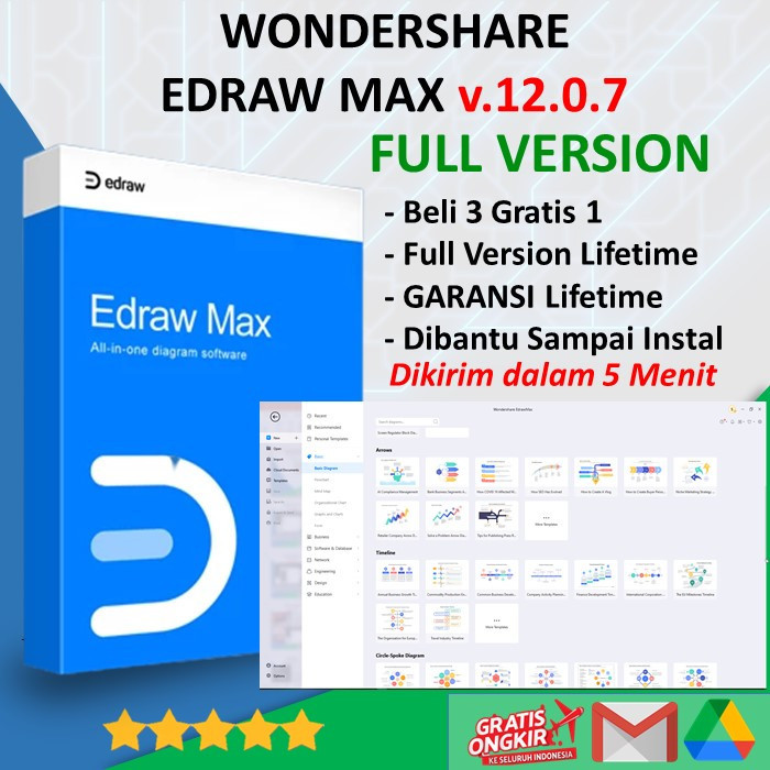 Jual WONDERSHARE EDRAW MAX v.12.0.7 | Shopee Indonesia