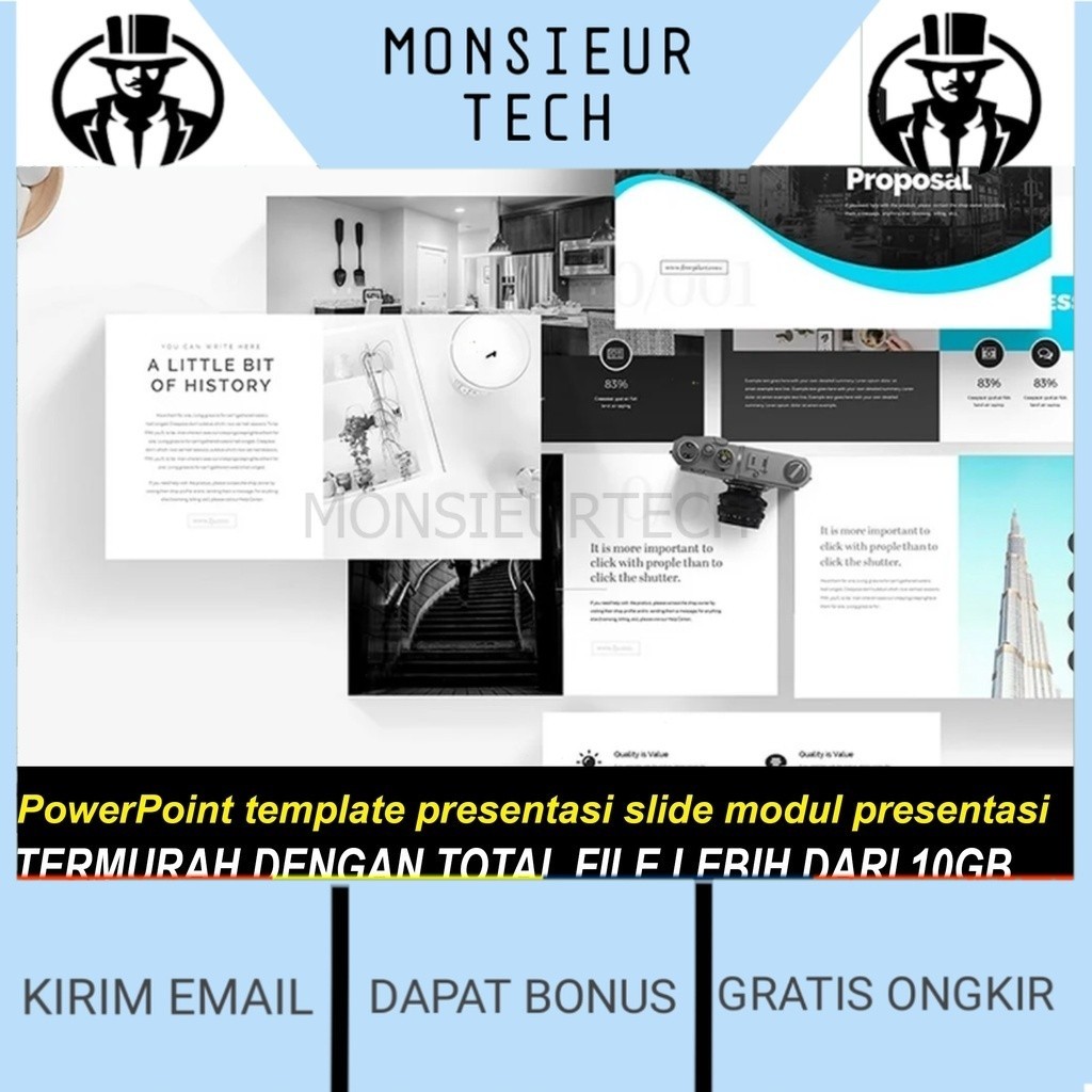 Jual READY PowerPoint template presentasi slide modul presentasi kantor ...