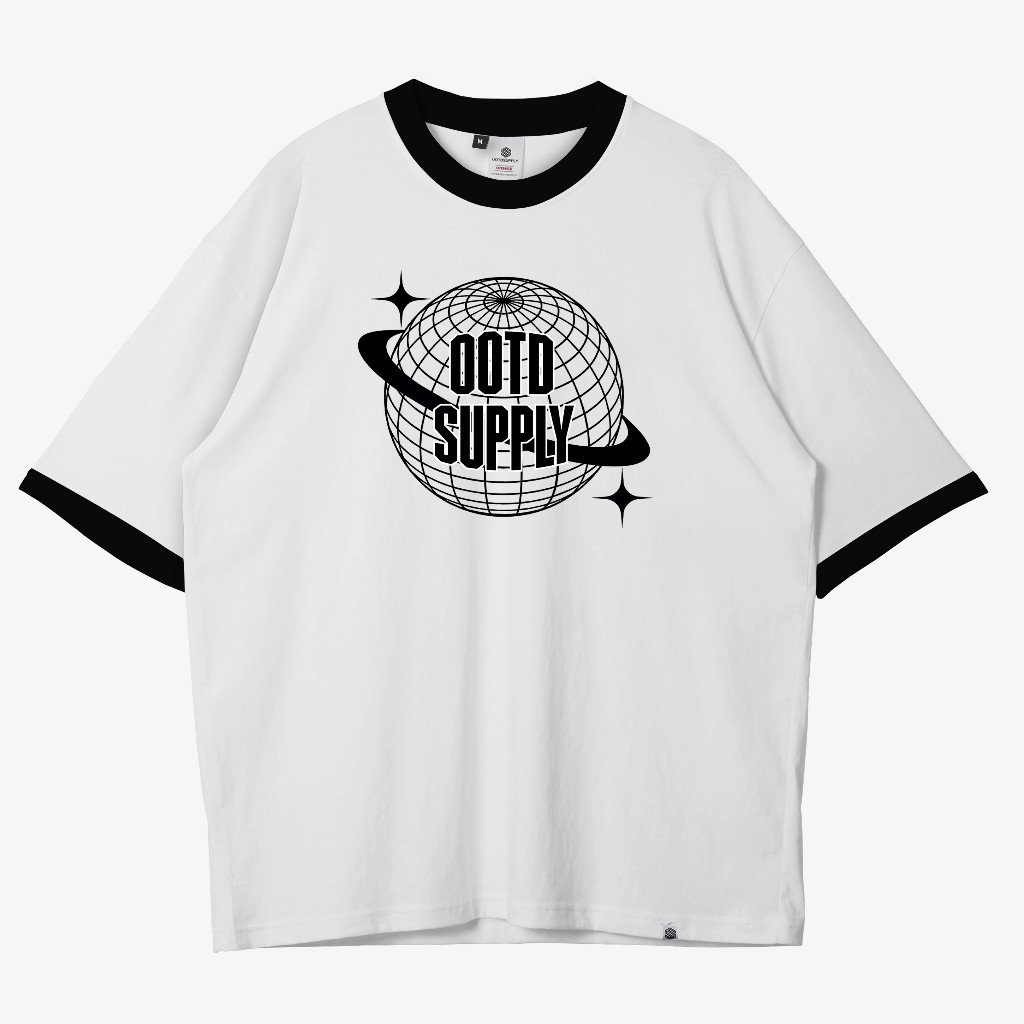 Jual OOTDSUPPLY Oversized Orb Ringer Black | Oversize Pria & Wanita ...