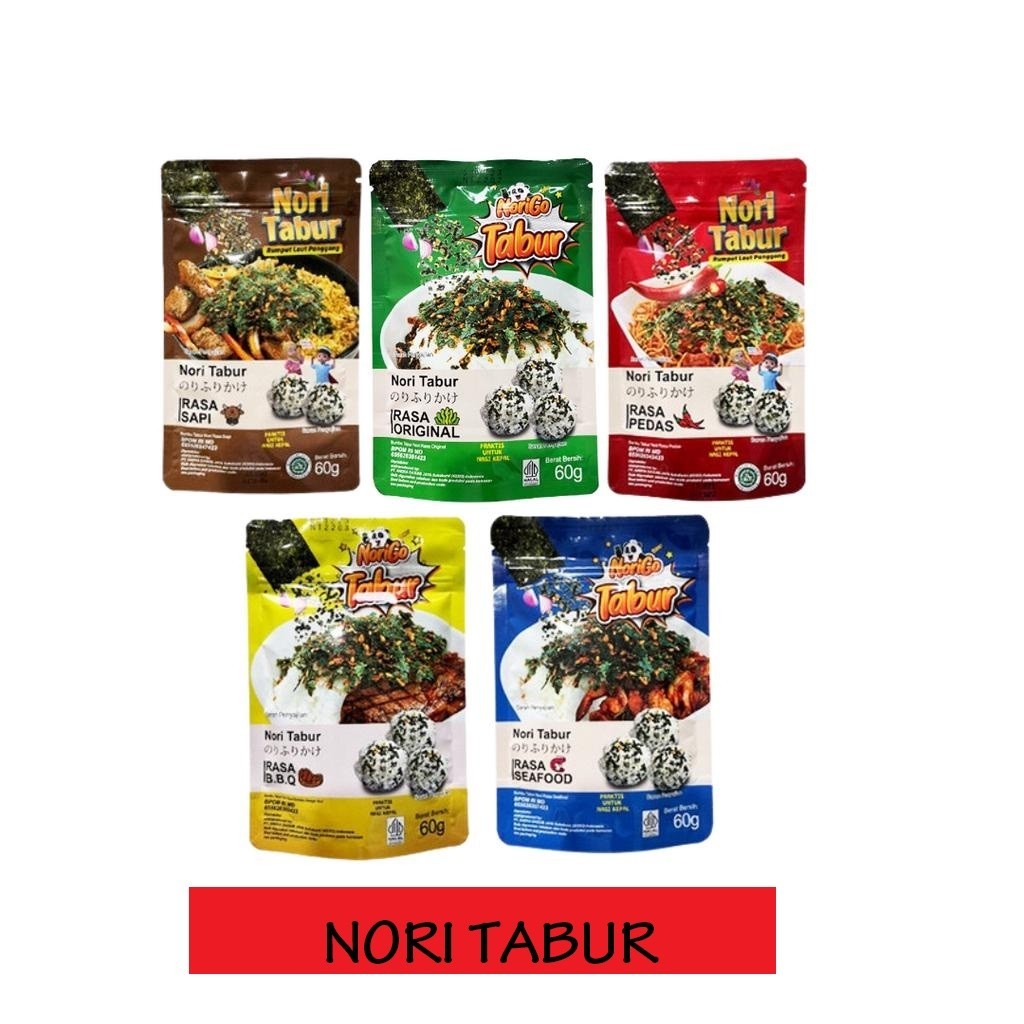 Jual NoriGo Camilan Tabur Rumput Laut Nori Rasa Sapi Pedas Original BBQ ...