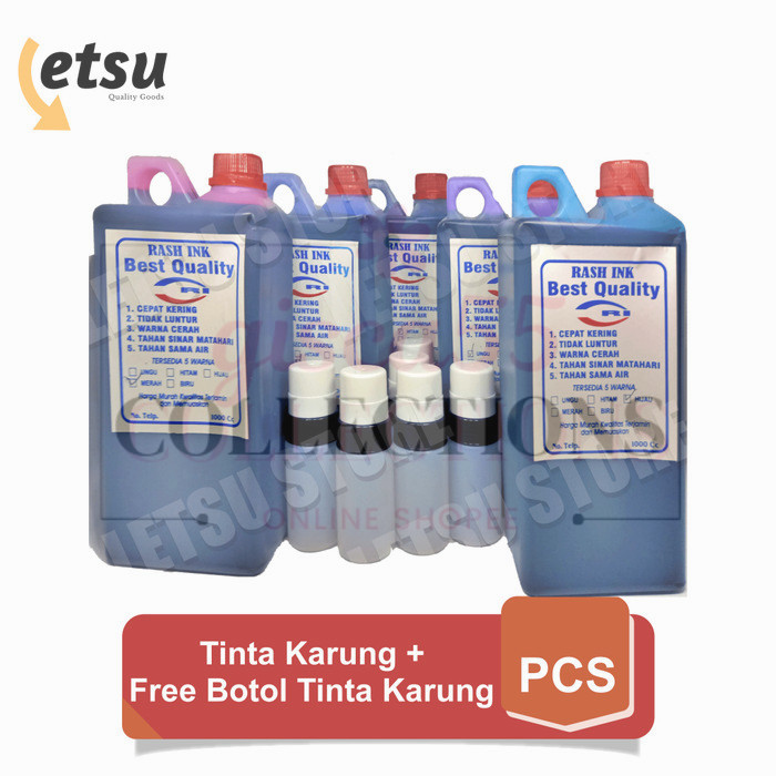 Jual Tinta Karung Rash Ink / INK Karung + FREE BOTOL TINTA KARUNG ...