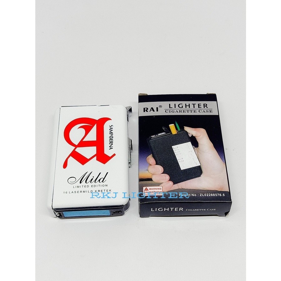 Jual BAYAR DITEMPAT - KOTAK ROKOK PLUS KOREK A MILD 3454-19, KOTAK ...