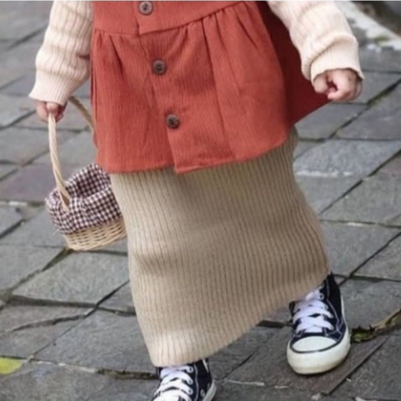 Jual ROK RAJUT SPAN ANAK 1-8 TAHUN | ROK RAJUT ANAK PEREMPUAN | ROK ...