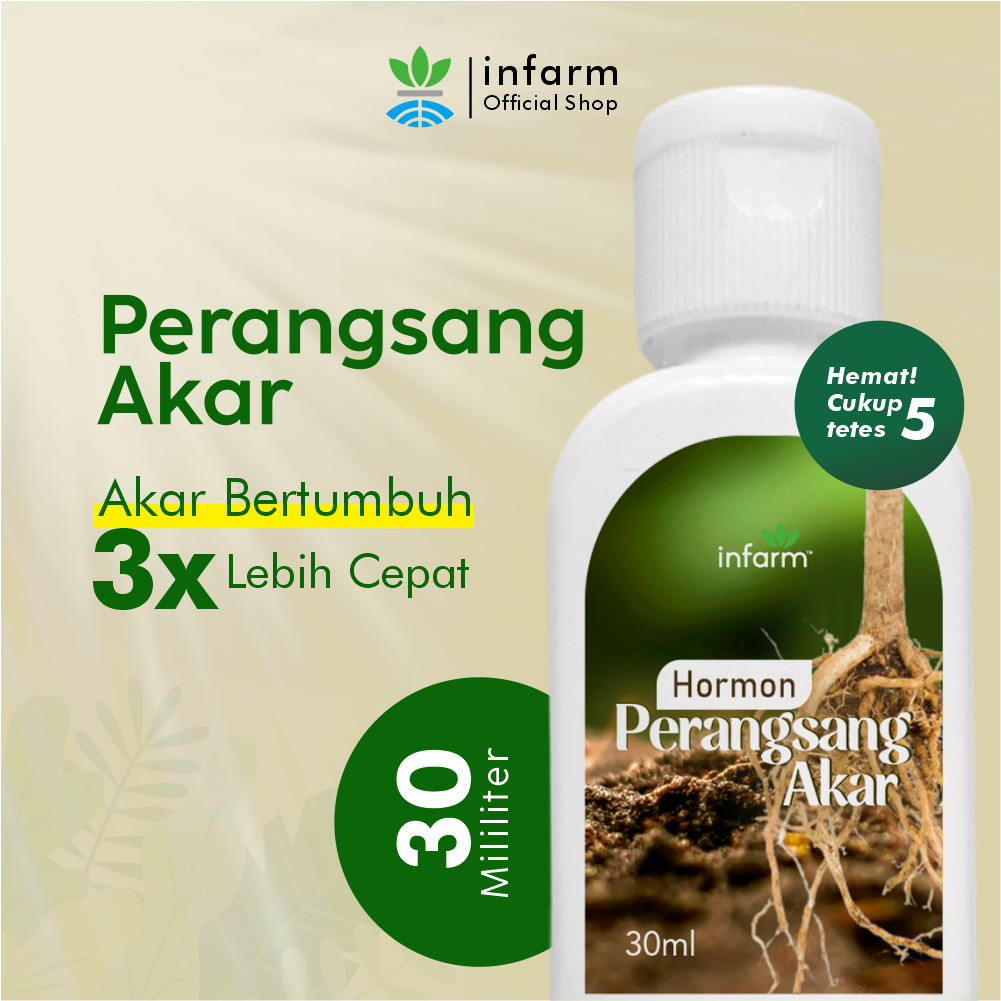 Jual INFARM - Hormon Auksin Perangsang Akar 30 ml Kemasan Fliptop ...