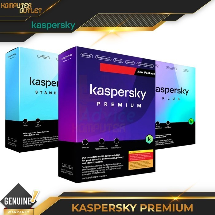 Jual Kaspersky Premium 5 User 3 User 1 User Anti-Virus Total Security ...