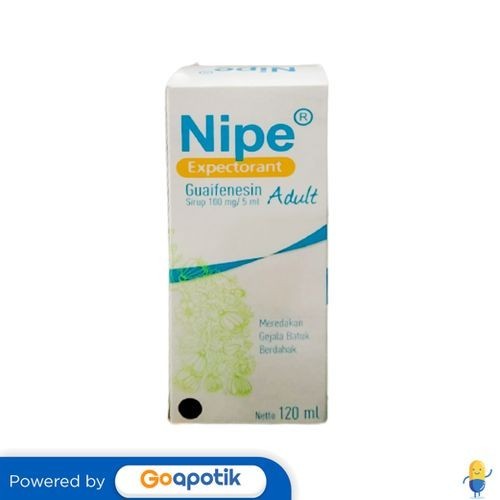 Jual Nipe Expectorant Adult 100 Mg/5 Ml Syrup 120 Ml | Shopee Indonesia