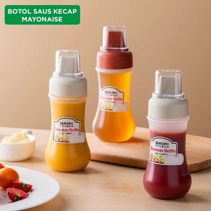 Jual WUMMO SQUEEZE SAUCE BOTTLE BOTOL SAUS KECAP MAYONAISE - WS202 ...