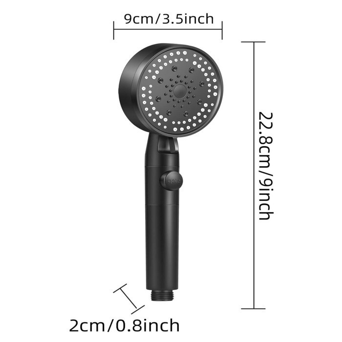 Jual Kepala Hand Head Shower Sower Kamar Mandi On Off 5 Mode Tekanan Tinggi | Shopee Indonesia