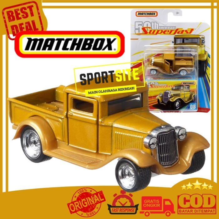 Jual Matchbox 32 Ford Pickup Superfast 50th Anniversary Diecast Ban ...