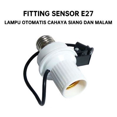 Jual KONGDO Fitting Lampu Sensor Cahaya Otomatis E27 Lampu Otomatis ...