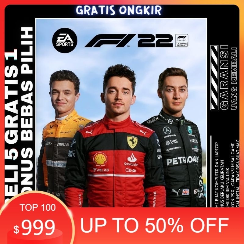 Jual F1 2022 - LINK DOWNLOAD - GAME PC - GAME LAPTOP - GAME OFFLINE ...