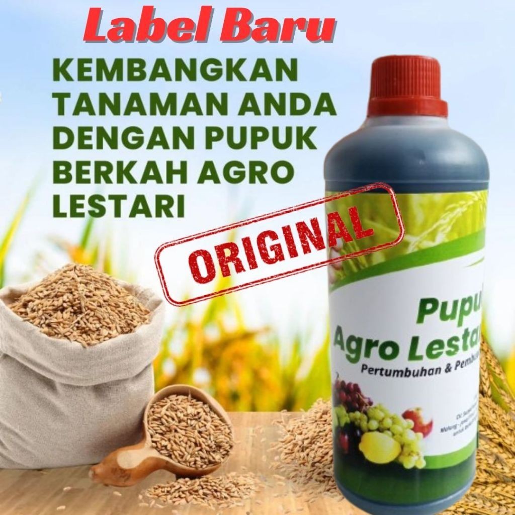 Jual Pupuk Agro Lestari Kemasan 1 Liter Pupuk Penyubur Perangsang dan Pelebat Buah | Shopee ...