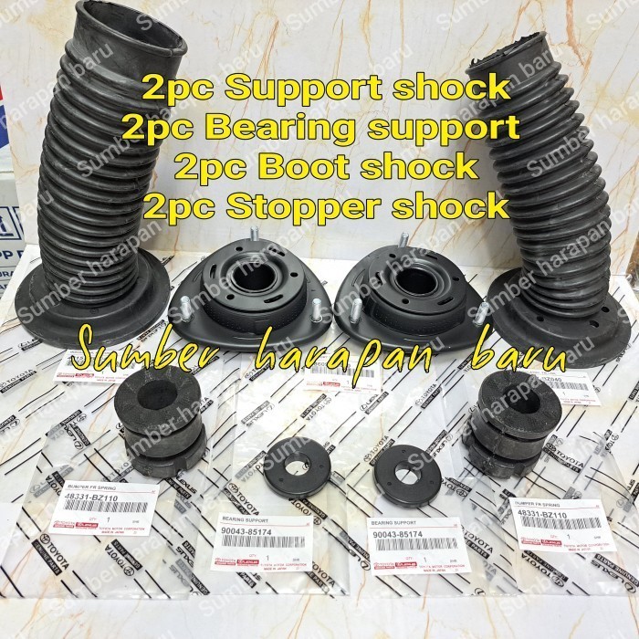 Jual Support Shock Set Bearing Stopper Boot Shock Depan Grand New ...