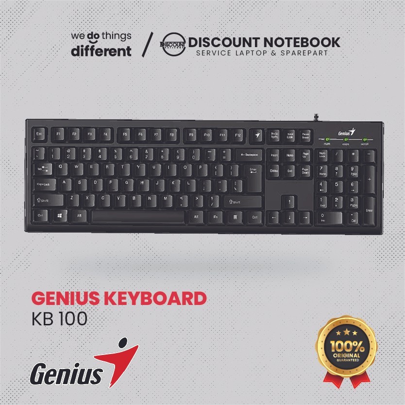 Jual Keyboard Genius KB 100 USB Smart | Shopee Indonesia