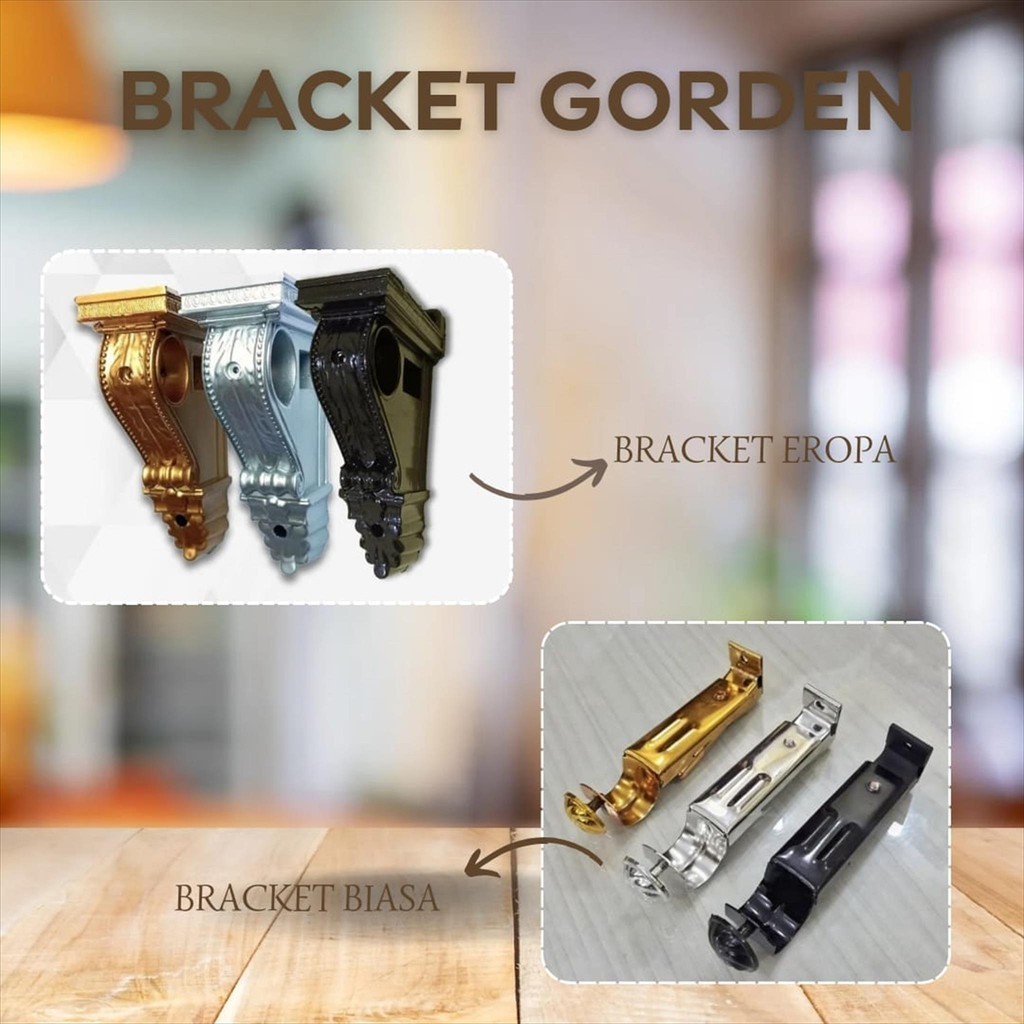 Jual MJS 1.028 - Bracket Kaki Bracket Eropa Rail Rell Tiang Batang Rel ...