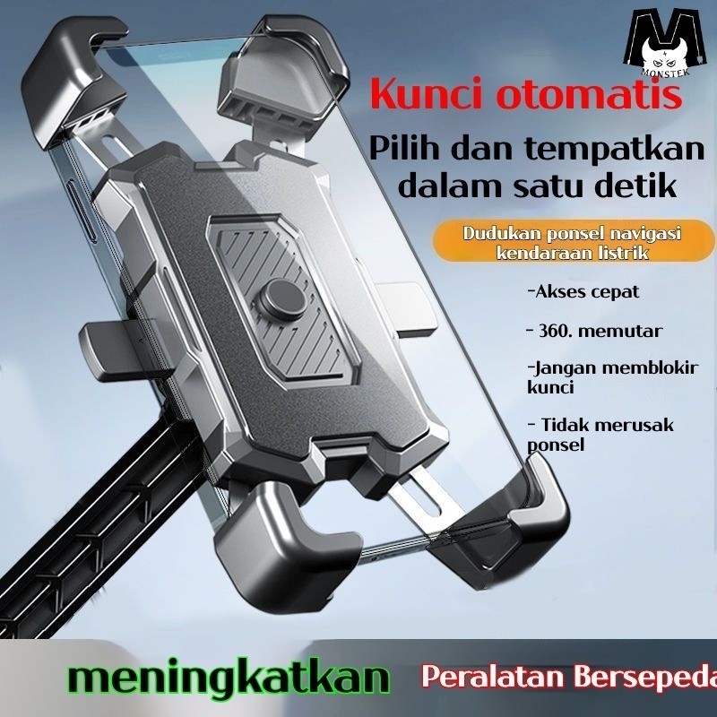 Jual holder hp motor besi /holder hp motor spion /holder hp motor stang ...