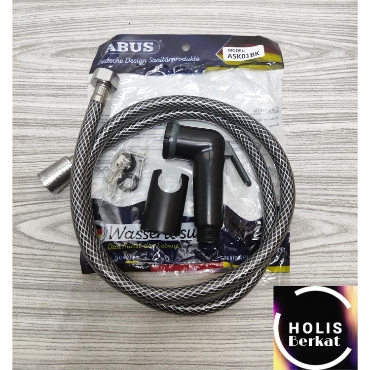 Jual Jet Shower Bidet BLACK HITAM 1 SET Kamar Mandi WC Model Selang ...