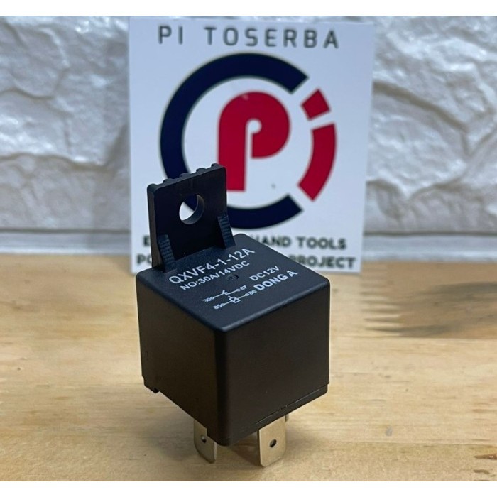 Jual Relay 12 Volt 30A 12V 14V 4 Pin 4P Kaki Untuk Mobil Motor Klakson ...