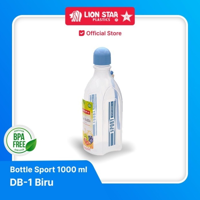 Jual LION STAR Botol Minum Sport Drink Bottle 1 L DB-1 | Shopee Indonesia
