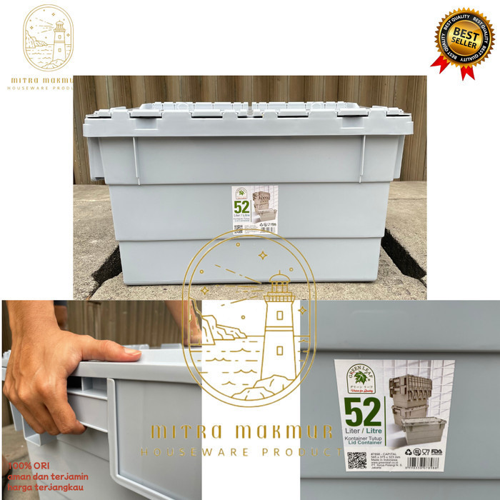 Jual Container Indomaret 52 Liter / Nestable Kontainer Indomaret ...