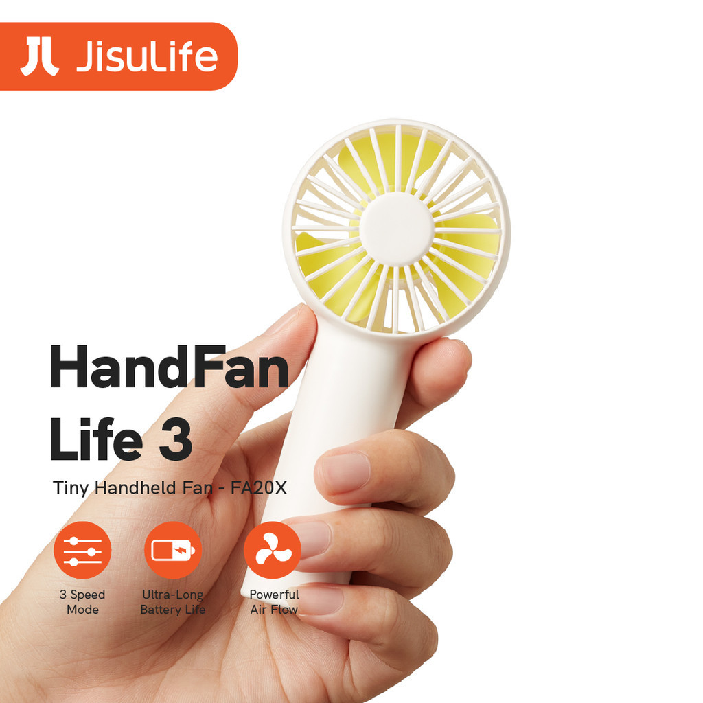 Jual Kipas Angin Genggam Jisulife Handheld Long Lasting Battery Mini ...