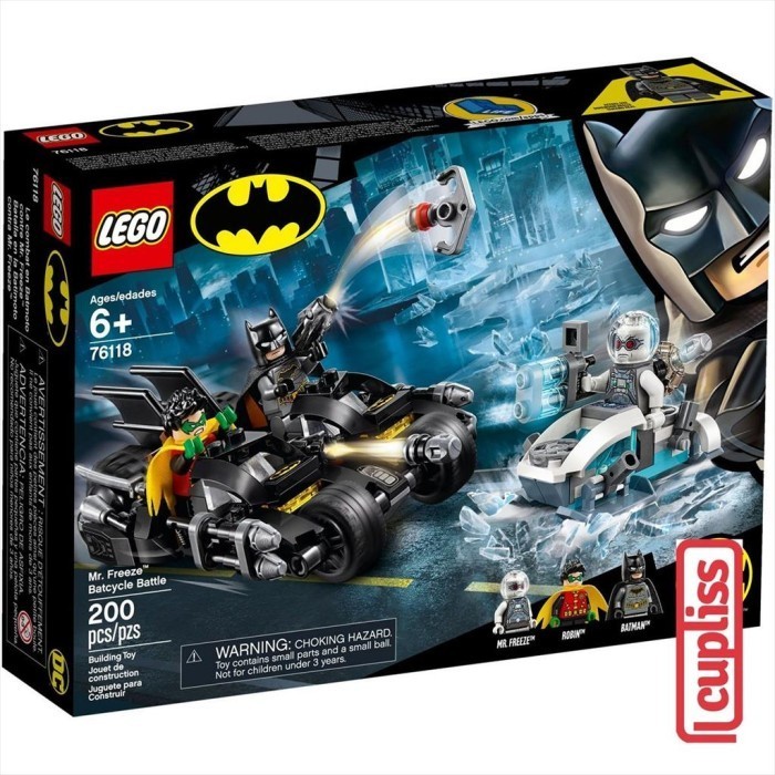 Jual LEGO Superheroes Original 76118 Mr. Freeze Batcycle Battle Cupliss ...