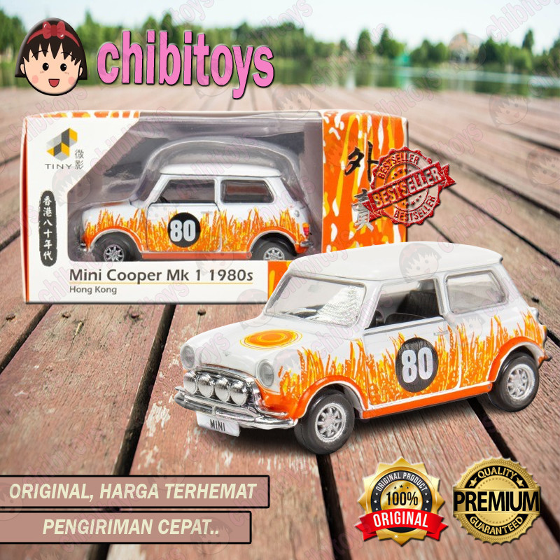 Jual TINY MINI COOPER MORRIS MK 1 1980s ORANGE 80 - MK1 #80 CLASSIC DIECAST MINISCALE ORIGINAL ...